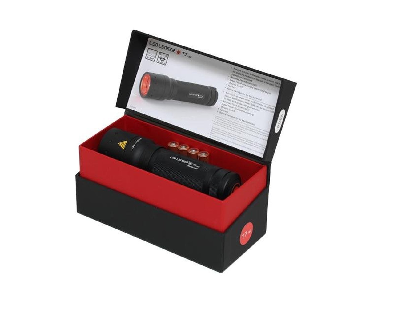 LedLenser Ručna Lampa T7.2 RED 9808 | Snajper